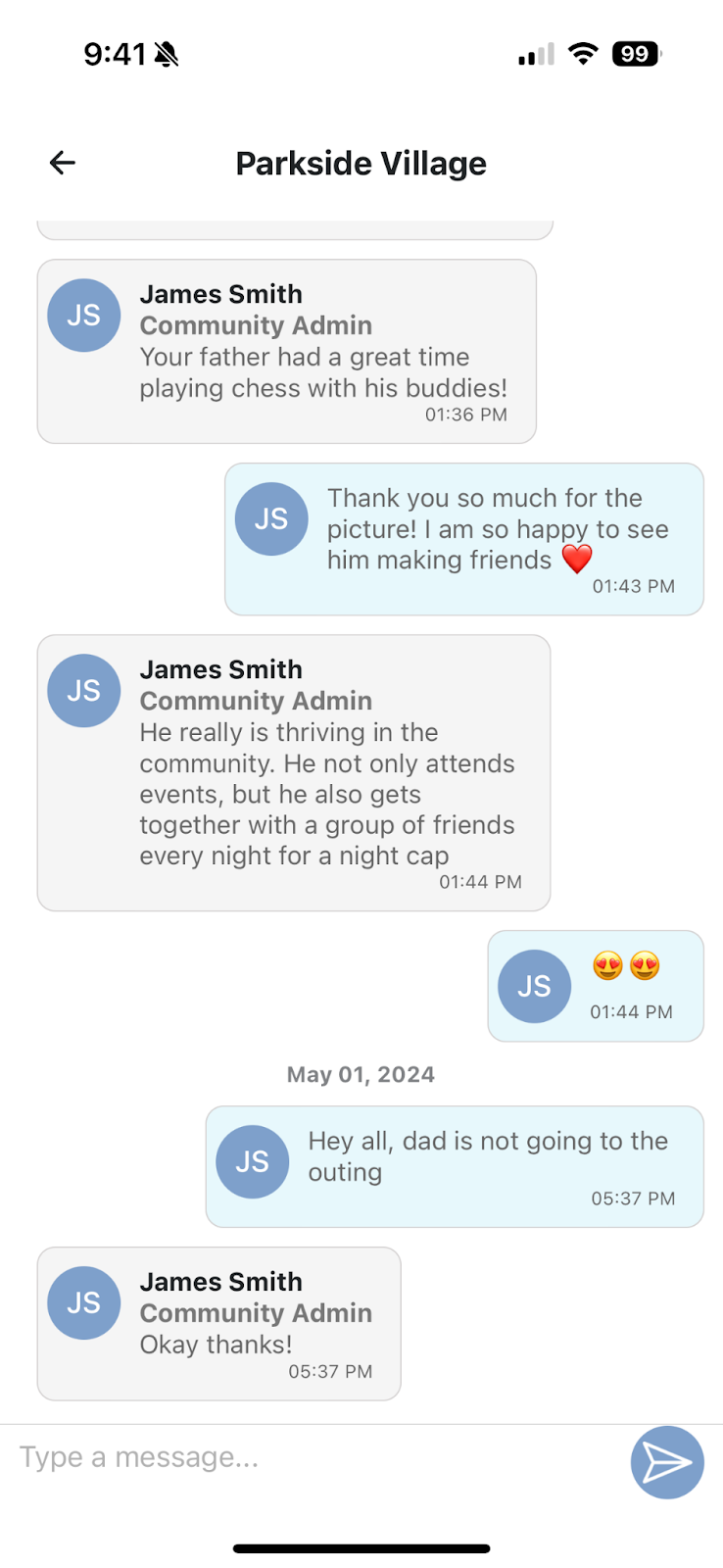 Family App - Messages – TSOLife