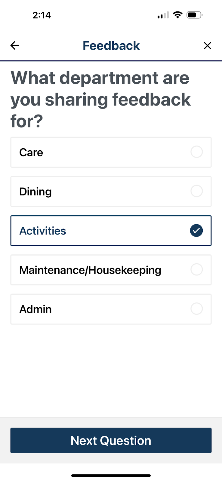 Resident App - General Feedback Survey – TSOLife
