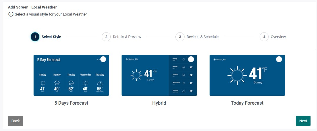 Digital Signage Slide Styles – TSOLife