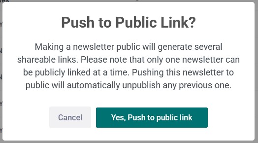 Newsletters: Push to Public – TSOLife